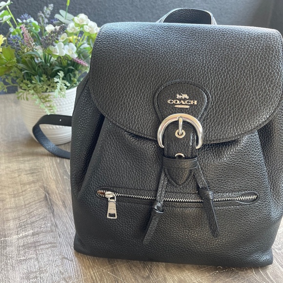 Coach | Bags | Coach Cleo Leather Backpack | Poshmark